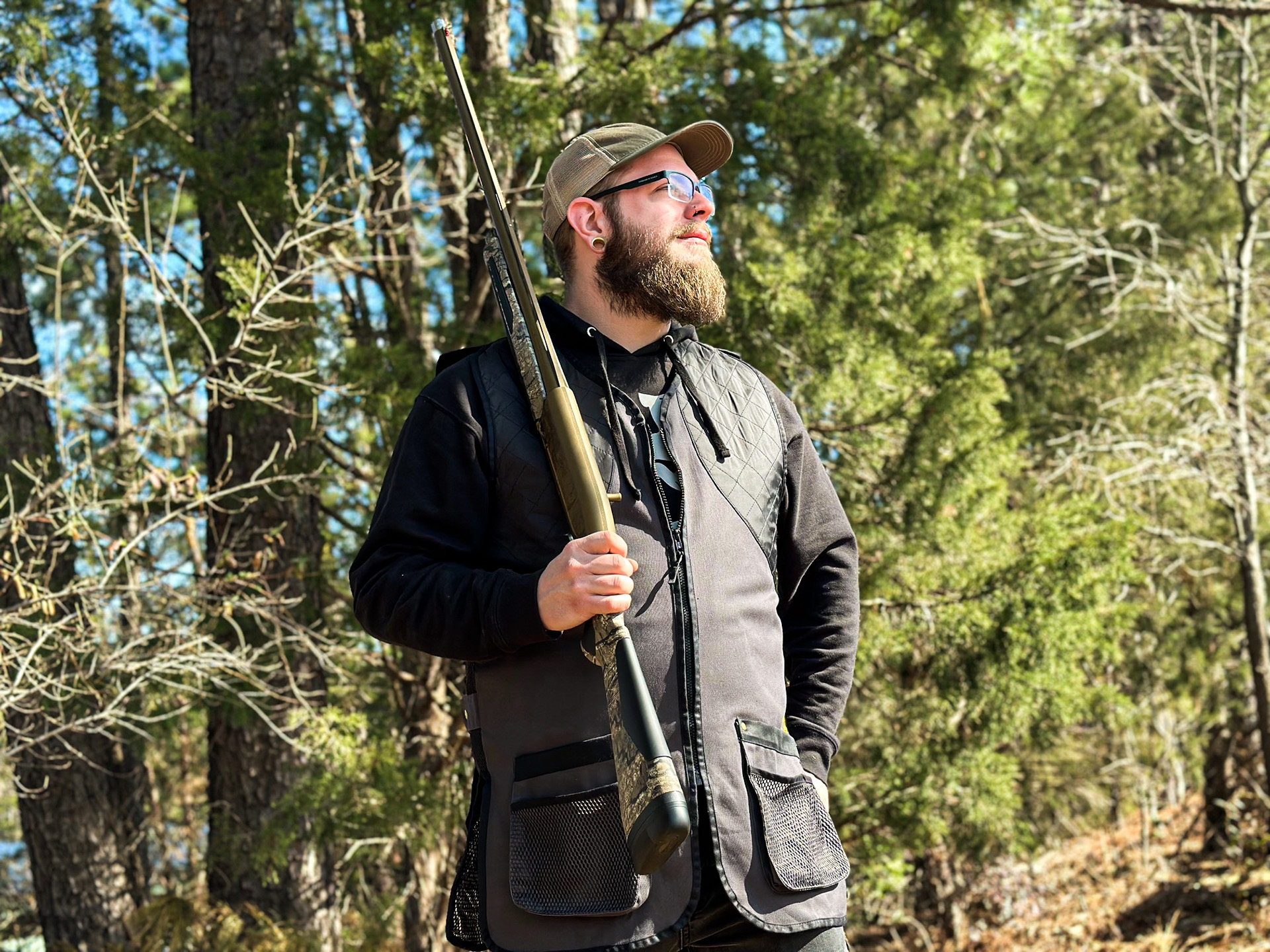 Dirty Bird Embroidered Sporting Clay Vest - Shirts, Sweatshirts & Vests ...