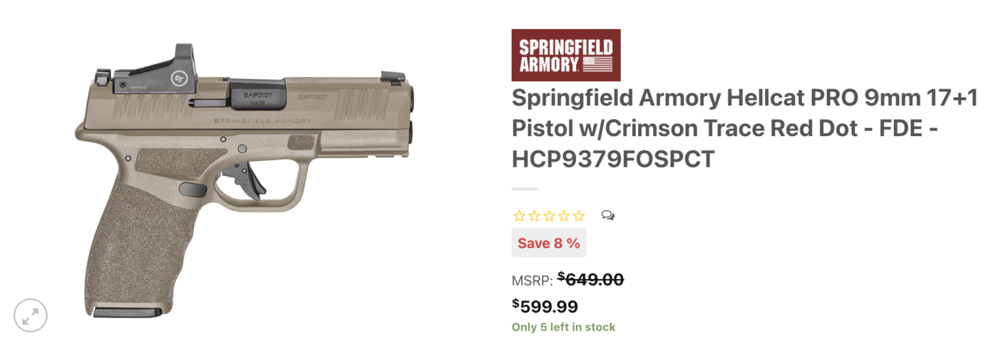 Springfield Hellcat Pro: A Step Above the Regular Hellcat - Dirty Bird ...