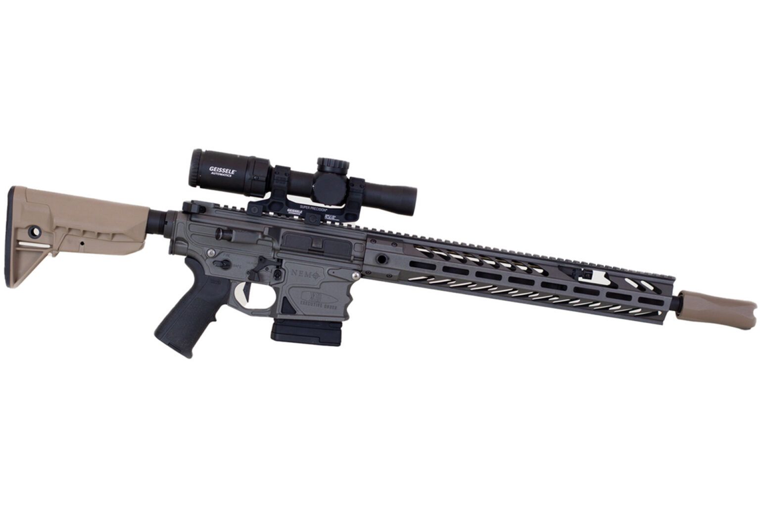 Amend2 SR-25/M110/AR-10 7.62x51mm NATO/.308 Winchester Mod-2 Olive Drab Green 10-Round Magazine ...